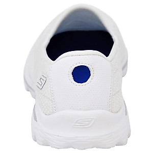 Skechers Performance Women's Go Walk 2 Slip-On Walking Shoe, White, 8.5 M US