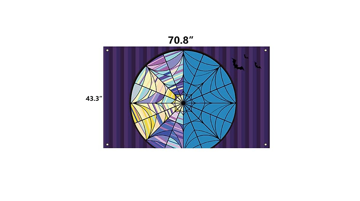 Wednesday Party Backdrop 70.8x43.3 Inch for Celebrations & Photos