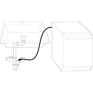 Transolid TSDIK Plastic Sink Drain Install Kit, 12" L x 16" W x 4" H, White