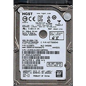 HTS541075A9E680 P/N: 0J33072 MLC: DA5286 China HGST 750GB