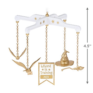 Hallmark Keepsake Christmas Ornament, Year Dated 2021, Harry Potter Wizard in Training Baby Mobile