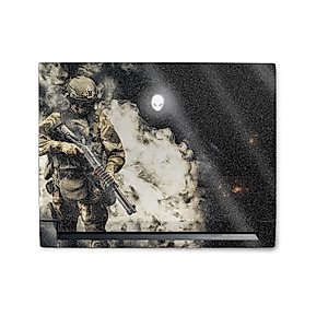 MightySkins Glossy Glitter Skin Compatible with Alienware M18 R1 (2023) Full Wrap Kit - Fighting On | Protective, Durable High-Gloss Glitter Finish | Easy to Apply & Change Styles | Made in The USA