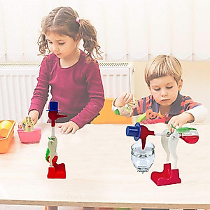 Ozgkee Non Stop Liquid Drinking Glass Bird Funny Duck Drink Water Desk Toy (Blue)