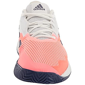adidas Women's Courtjam Control Tennis Shoe, Acid Red/Legacy Indigo/Turbo, 9