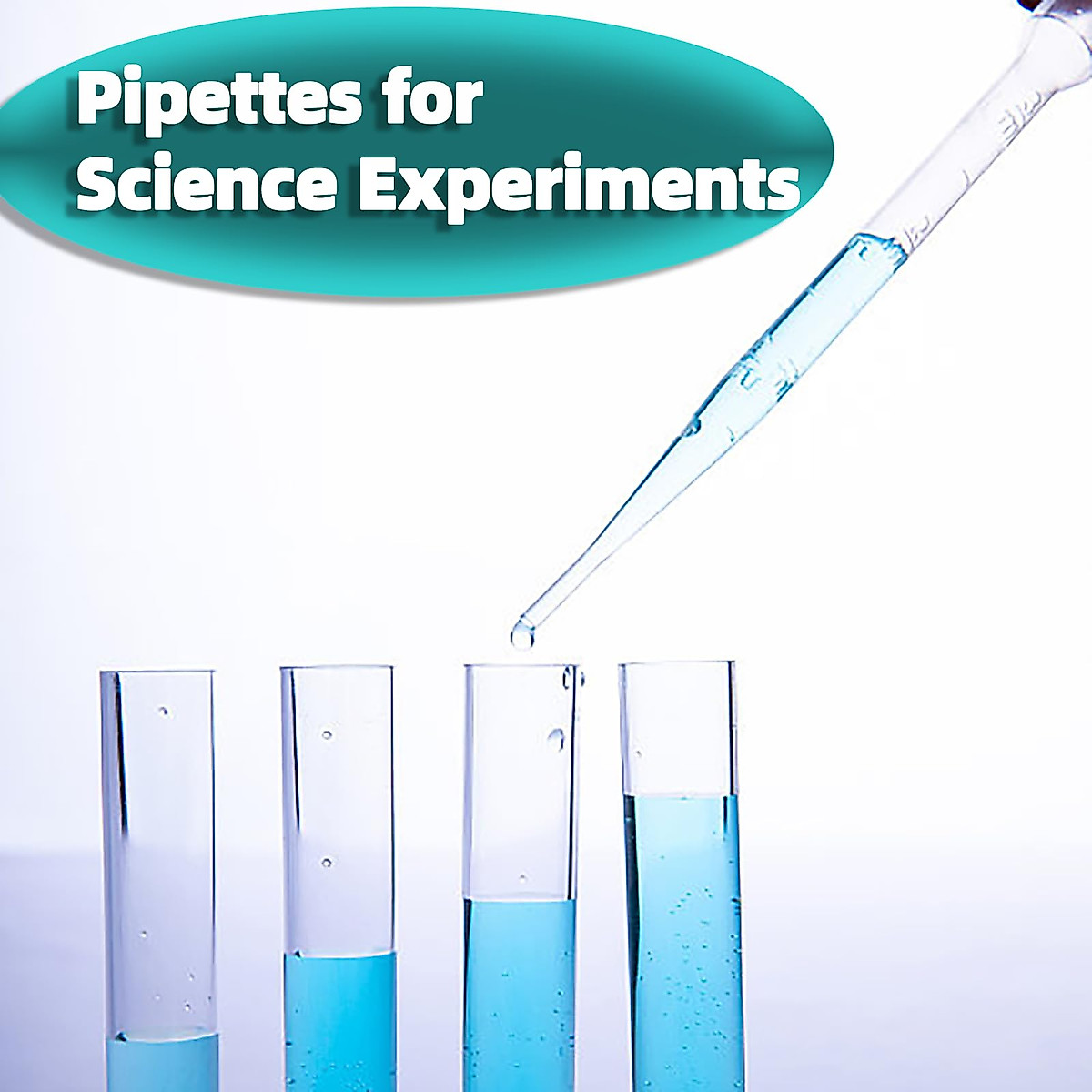 Zkupanx 20 PCS 3ml Dropper Pipettes - Disposable Pipettes Dropper for Accurate Liquid Transfer, Perfect for Essential Oils, Resin, Crafts, Labs, Kids Activities - Plastic Pipette, Droppers