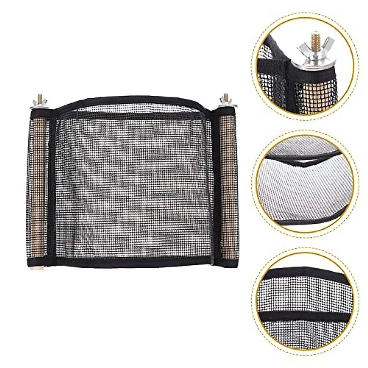 balacoo Hideout Rat Mesh for Hammock Nylon Sleeping Guinea Chinchilla Parrot Nest Cage Bedding Tier Toy Ferret Glider Small Animal Accessories Puppy Home Playing Hamster Cat Pig Hanging