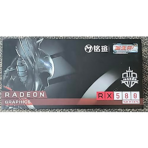 maxsun AMD Radeon RX 580 8GB 2048SP GDDR5 Computer Video Graphics Card GPU for PC Gaming 256-Bit DirectX 12 DVI, HDMI, DisplayPort Multi Monitors Extend (Black)