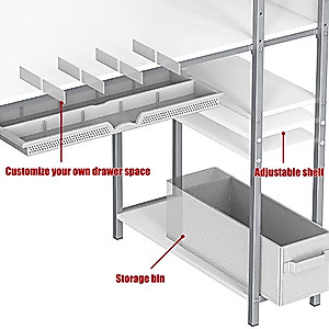 SHW 46-Inch Mission Desk with Side Shelf, White