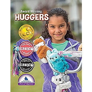 Wild Republic Huggers Otter Plush Toy, Slap Bracelet, Stuffed Animal, Kids Toys, 8 Inches