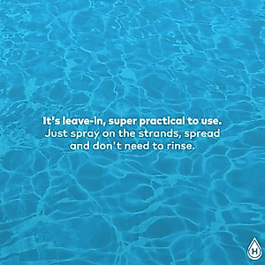 Hidratei Brazilian Healthy Leave In Conditioner | Detangler Spray | Anti-Frizz Spray | 24+ Hour Protection from UV, Heat, & Frizz | Reduces Breakage | Vegan Hair Treatment for All Hair Types 8.4 Oz