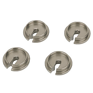 4Pcs Spring Retainers, Light Weight Aluminum Shock Retainers with Piston Heads RC Car Upgrade Accessory Fit for TRXXAS SLASH 2WD RC Car Upgrade Accessory 3768(BT color) Rpm Spring Retainers