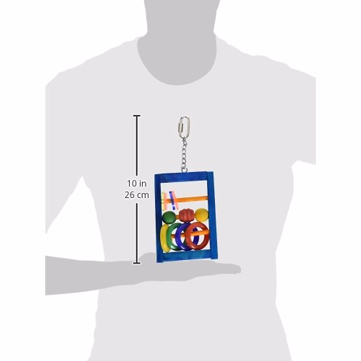 Prevue Pet Products Physical & Mental Bodacious Bites Abacus Bird Toy 60954