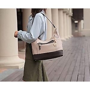 MKF Collection Shoulder Bag for Women, Wristlet Wallet Purse Top-Handle Hobo Bag