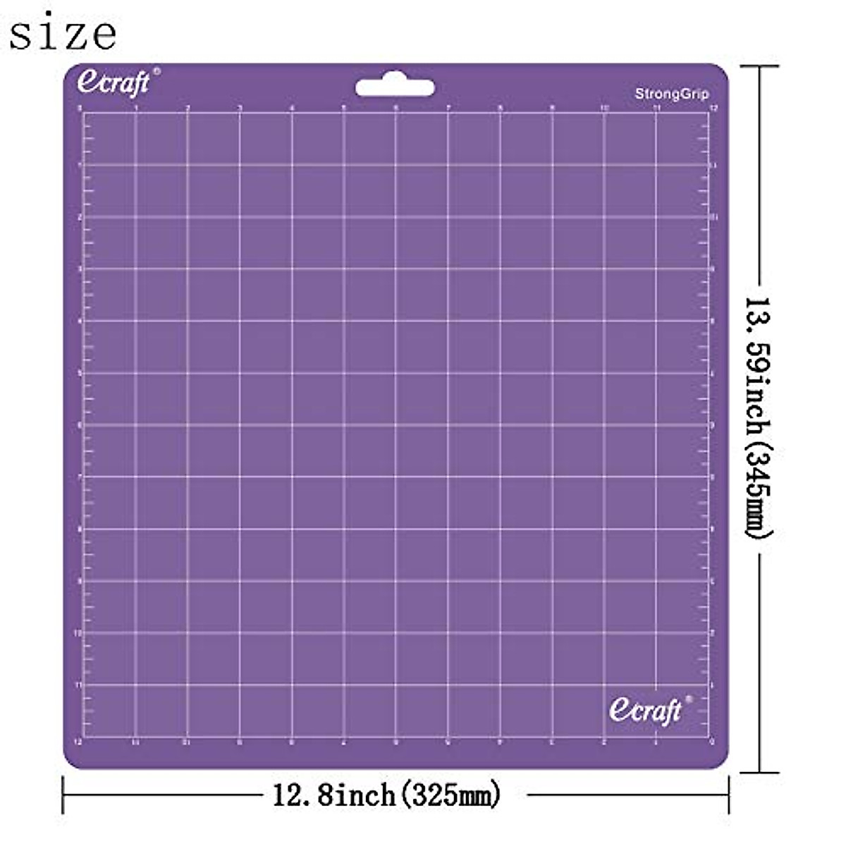 Ecraft Cutting Mat for Silhouette Cameo 3/2/1: 12X12inch Include one StrongGrip&Three StandardGrip&One LightGrip Cutting Mat Perfect for Silhouette Cameo Replacement for Crafts、Sewing and All Arts
