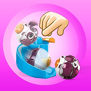 Mega Bloks Peek A Blocks Panda Slide with Big Building Blocks, Building Toys for Toddlers (14 Pieces)