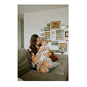 Little Unicorn Llama Llama Cotton Muslin Quilt Receiving Blanket | 100% Cotton | Super Soft | Babies and Toddlers | 30” x 40” | Machine Washable