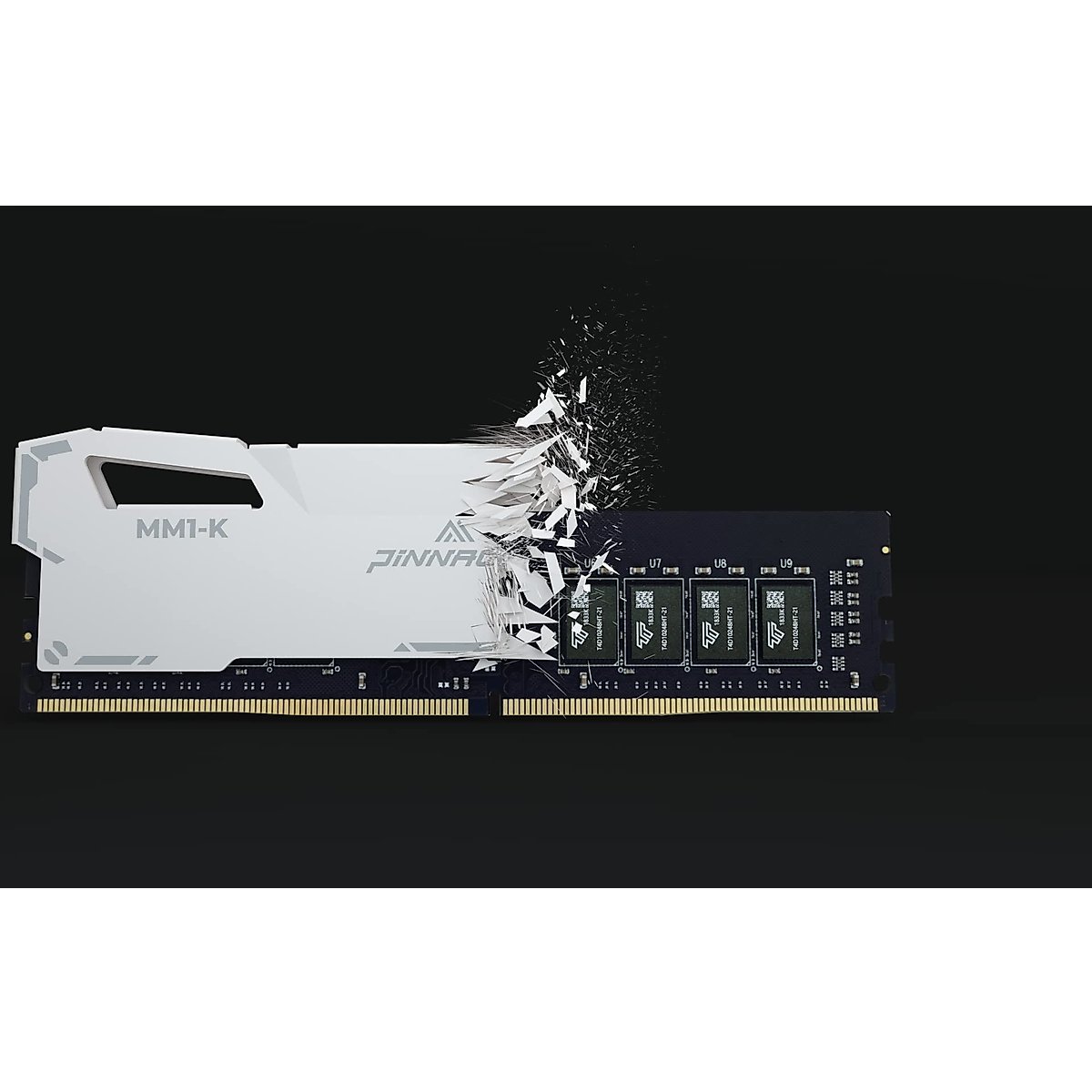 Timetec Pinnacle Konduit 16GB KIT(2x8GB) DDR4 3200MHz PC4-25600 CL16-18-18-38 XMP2.0 Overclocking 1.35V Compatible for AMD and Intel Desktop Gaming PC Memory Module RAM - White