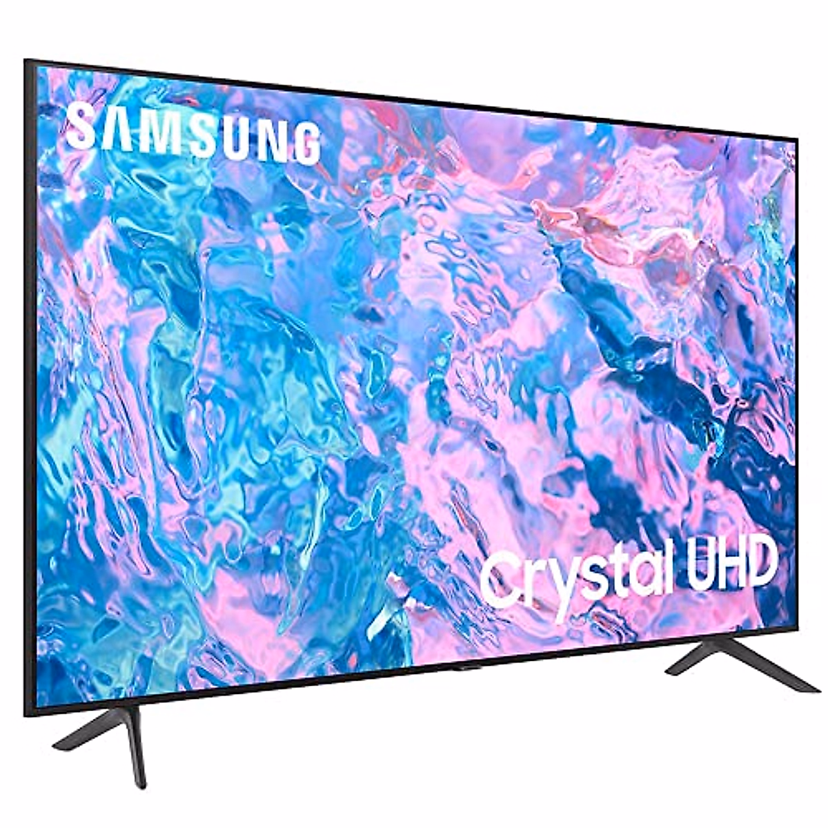 SAMSUNG UN50CU7000FXZA 50 inch Crystal UHD 4K Smart TV 2023 (Renewed) Bundle with 2 YR CPS Enhanced Protection Pack