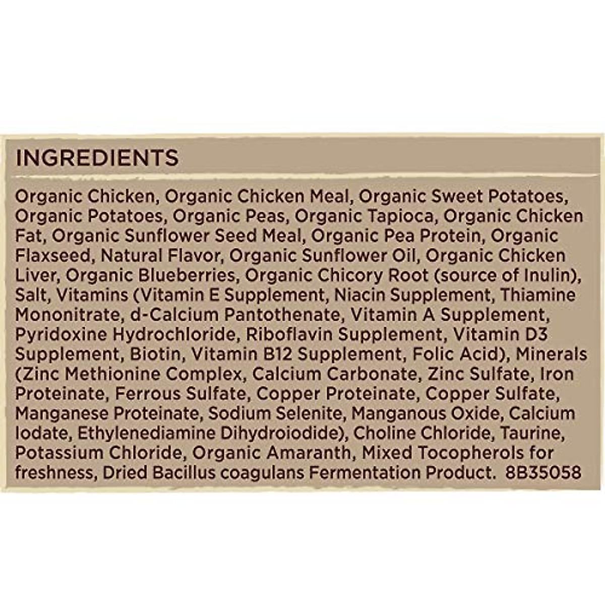 Castor and Pollux ORGANIX Grain Free Small Dog Food Recipe, Organic Dog Food - 4 lb. Bag