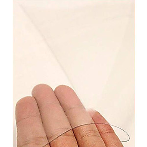 Clear Vinyl Fabric 54" Wide Sold by The Yard (12 Gauge)