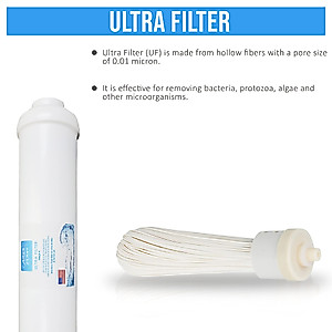 EXPRT RF-2034A Quality Undersink Pre Filters - 4 Pack Replacement Cartridges - PP (Polypropylene) 5 Micron Sediment Filter, Coconut Shell Carbon, Carbon Block, Ultrafiltration 0.1 micron - for MR-2034