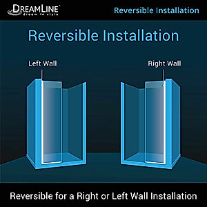 DreamLine Linea 30 in. W x 72 in. H Frameless Shower Screen in Chrome