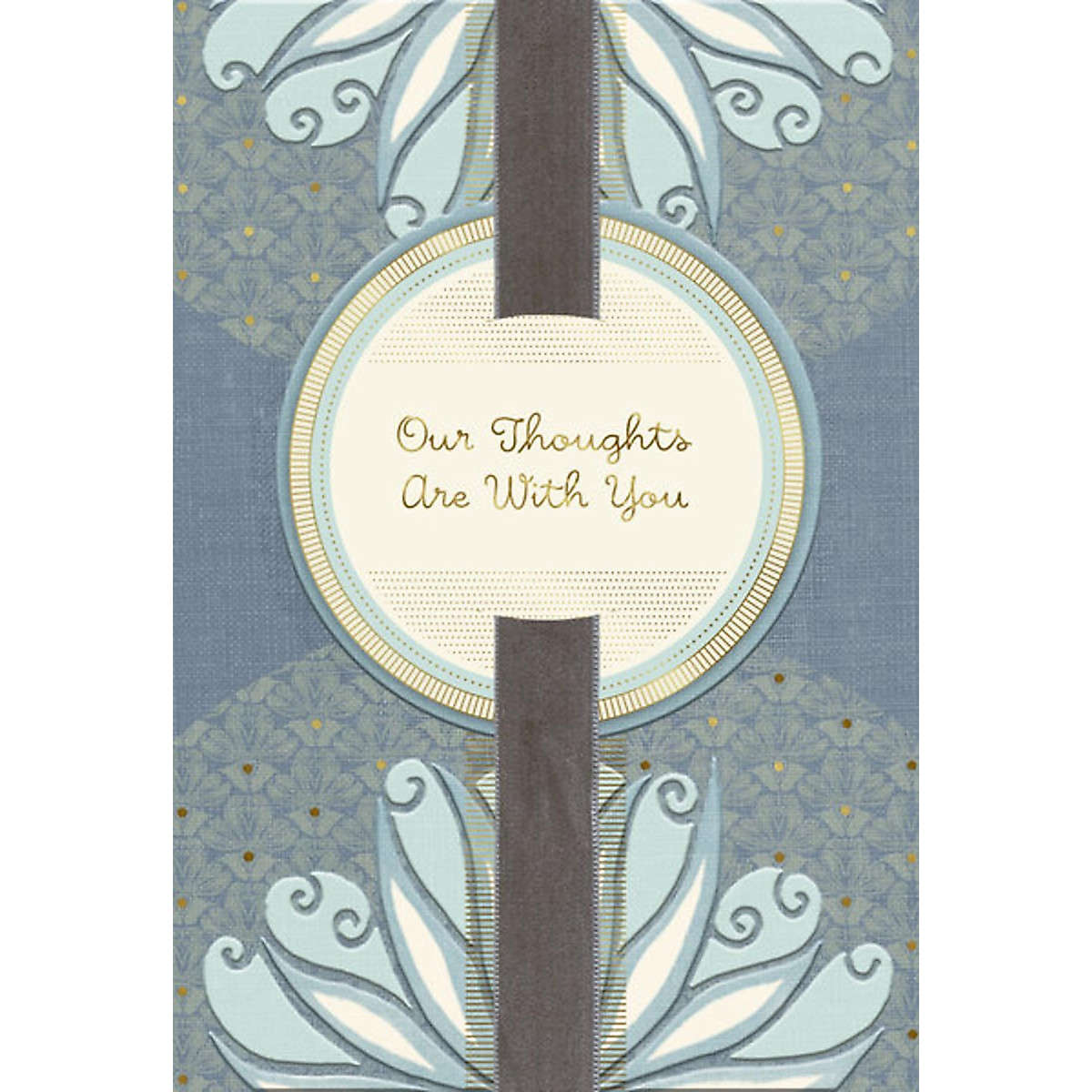 Hallmark Sympathy Card from All (Gold Foil Tapestry)