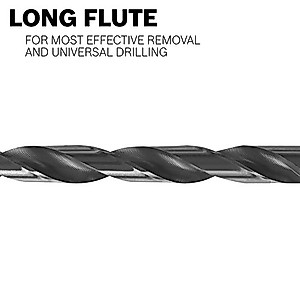 Bosch CCSDV08 Impact Tough Black Oxide Drill Bits with Clip for Custom Case System