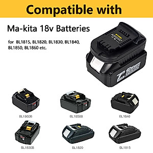 Echoyee MT20DL Battery Adapter, Compatible with Makita 18v Lithium Battery, Convert to Dewalt 18v-20v Lithium Batteries, Work Compatible with Dewalt 18v-20v Cordless Power Tools