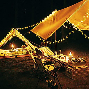 XVDOIZO Solar String Lights Outdoor, 60 LED 36 Ft Crystal Globe Lights with 8 Modes, Waterproof Solar Powered Patio Lights, for Garden, Home Party, Wedding, Christmas Decoration (Warm White)