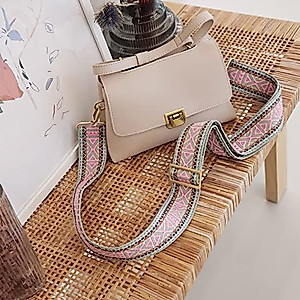 BOMANO Purse Crossbody Handbag Long Strap Adjustable Wide Replacement Embroidered Guitar Shoulder Straps for Women