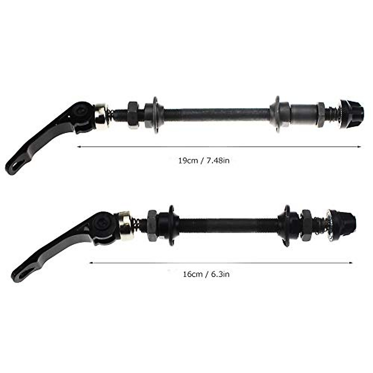 Bike Axle CYSKY Quick Release Skewer Front Rear Bicycle Axle Wheel Hub Fit for Road Bike, Mountain Bike, MTB, BMX (1 Pair)