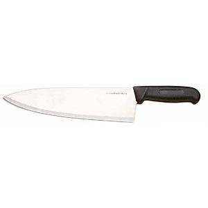 10" Columbia Cutlery Commercial Chef / Cook Knife - Black Fibrox Handle - Razor Sharp and Dishwasher Friendly