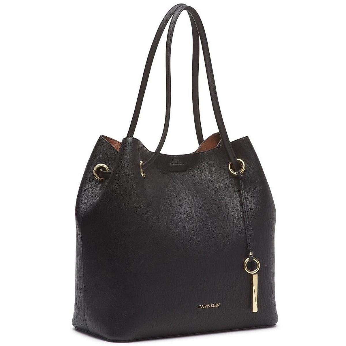 Calvin Klein Gabrianna Bubble Lamb North/South Key Item Tote