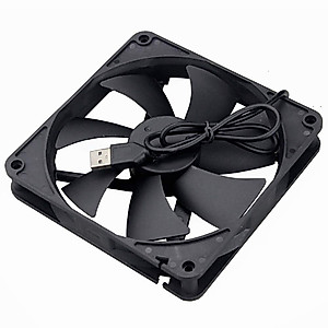 GDSTIME 140mm x 140mm x 25mm 5V USB DC Brushless Cooling Fan