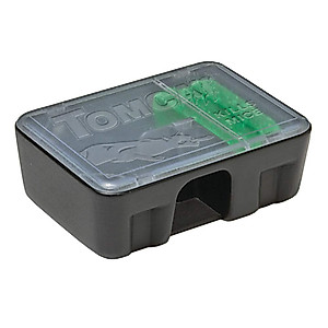Tomcat Mouse Killer Disposable Station for Indoor Use - Child Resistant, 3 Stations with 1 Bait Each