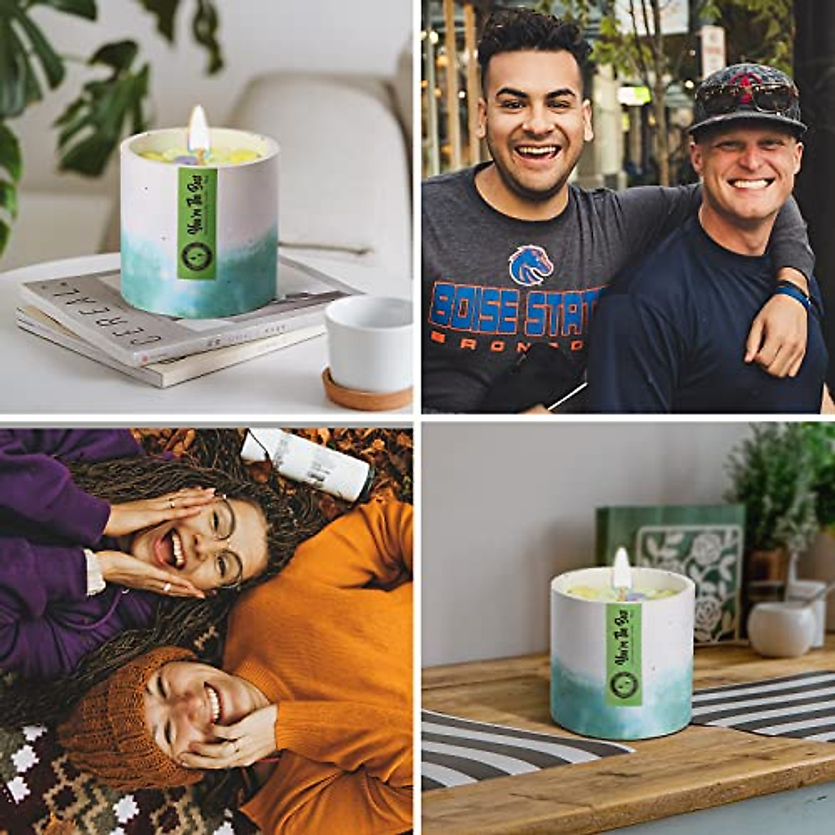 Easter Gifts Scented Candle Gifts for Women&Men, Lemon & Lavender Candles for Home Scented, Handmade 100% Pure Soy Wax Candles with Premium Fragrance oils, 10oz, 50+ Hour Burn Time, Birthday, New job