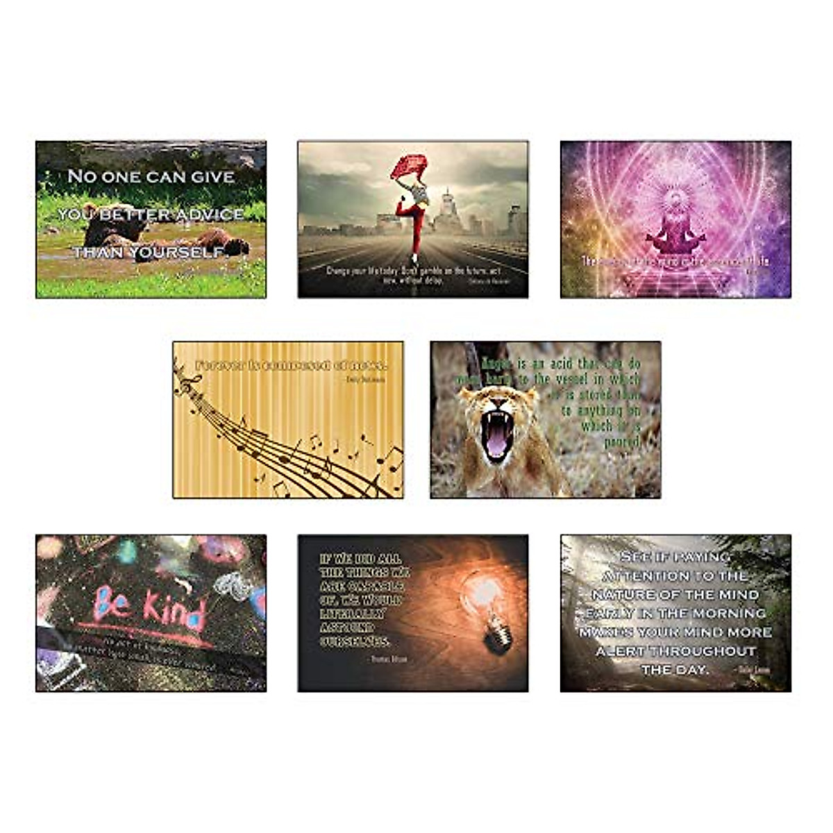 40 Mindfulness, Inspirational and Motivational Postcards