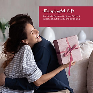 Ibyx Authentic Handmade Palestinian Keffiyeh - Show Your Pride with this Palestinian Shemagh Scarf (Black & White)