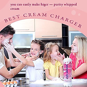 Whipped Cream Charger Cylinder Nitrous Oxide Tank Pure N2O Whip Cream Chargers 2.2 Liter 1364g Cartridges (1 Cylinder)