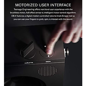 Teenage Engineering OB-4 Magic Radio Portable Stereo Speaker with Built-in Loop Recorder and Tape Transport