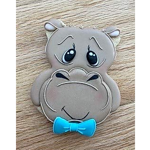 Hippo Face Cookie Cutter, 3.5" Made in USA by Ann Clark