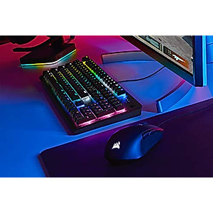 Corsair K60 RGB Pro Low Profile Mechanical Gaming Keyboard - CHERRY MX SPEED Mechanical Keyswitches – Slim and Streamlined Durable Aluminum Frame - Customizable Per-Key RGB Backlighting