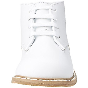 Baby Deer High Top Leather First Walker (Infant/Toddler),White,3 M US Infant