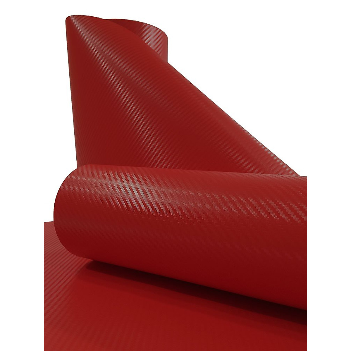 3D Carbon Fiber Maroon Red - Air Release Vinyl Decal Mod Skin Kit by System Skins - Compatible with Microsoft Xbox One (XB1)