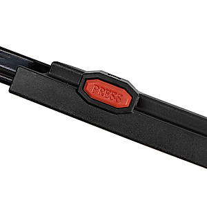 BV Bike Kickstand - Mountain Bike Kick Stand for 24-29" Bicycles - Adjustable Length, Non-Slip Sole, Aluminum Alloy Material - Black Bicycle Kickstand