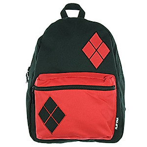 Harley Quinn Applique Backpack 12 x 18in