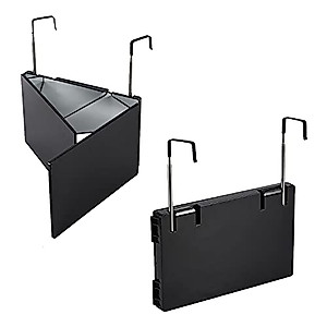 Kueysing，3 Way Mirror for Self Hair Cutting& Styling,The 360° Mirror，Adjustable Telescoping Hooks,Portable, Hands-Free