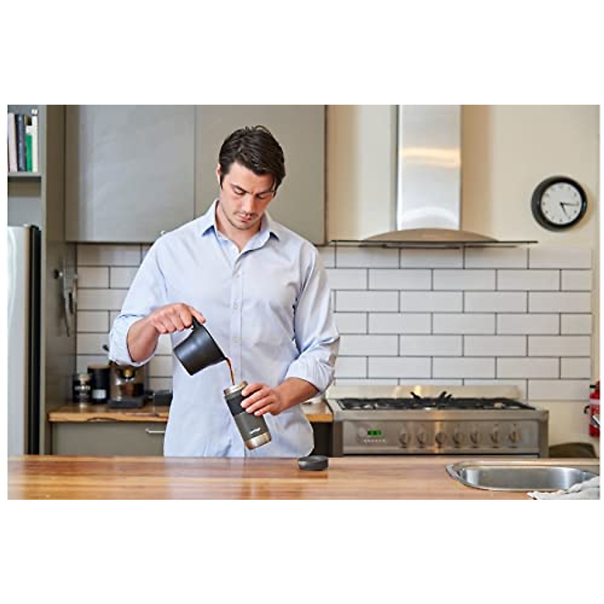 Contigo Byron SnapSeal 2.0 Stainless Steel Insulated Travel Mug - 24 oz - Leakproof SnapSeal Lid, Non-Slip Grip - Great for On the Go to Keep Drinks Hot or Cold - Ideal for Coffee and Tea, Sake