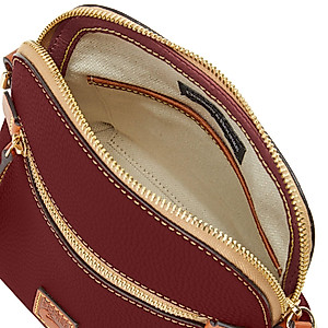 Dooney & Bourke Handbag, Pebble Grain Domed Crossbody - Red